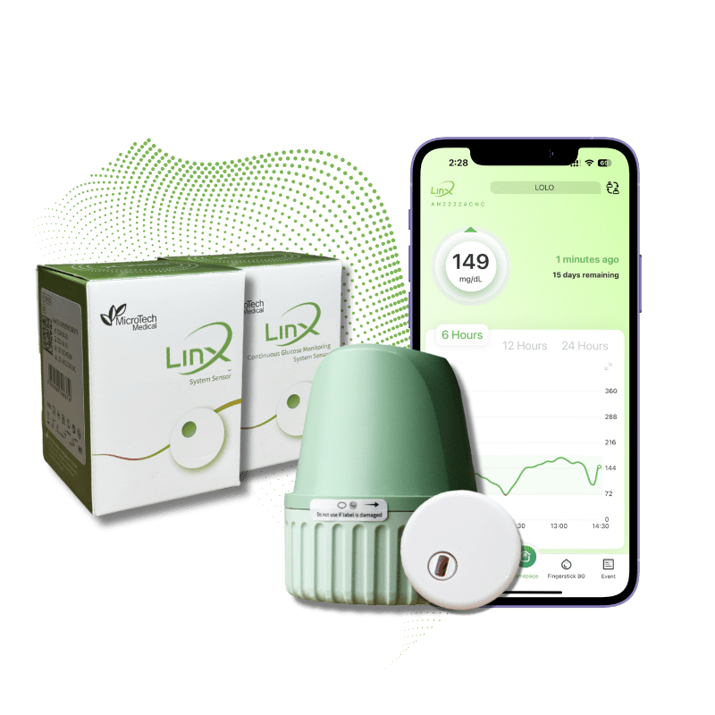 2 Months LinX Continuous Glucose Monitoring System – LinXCGM